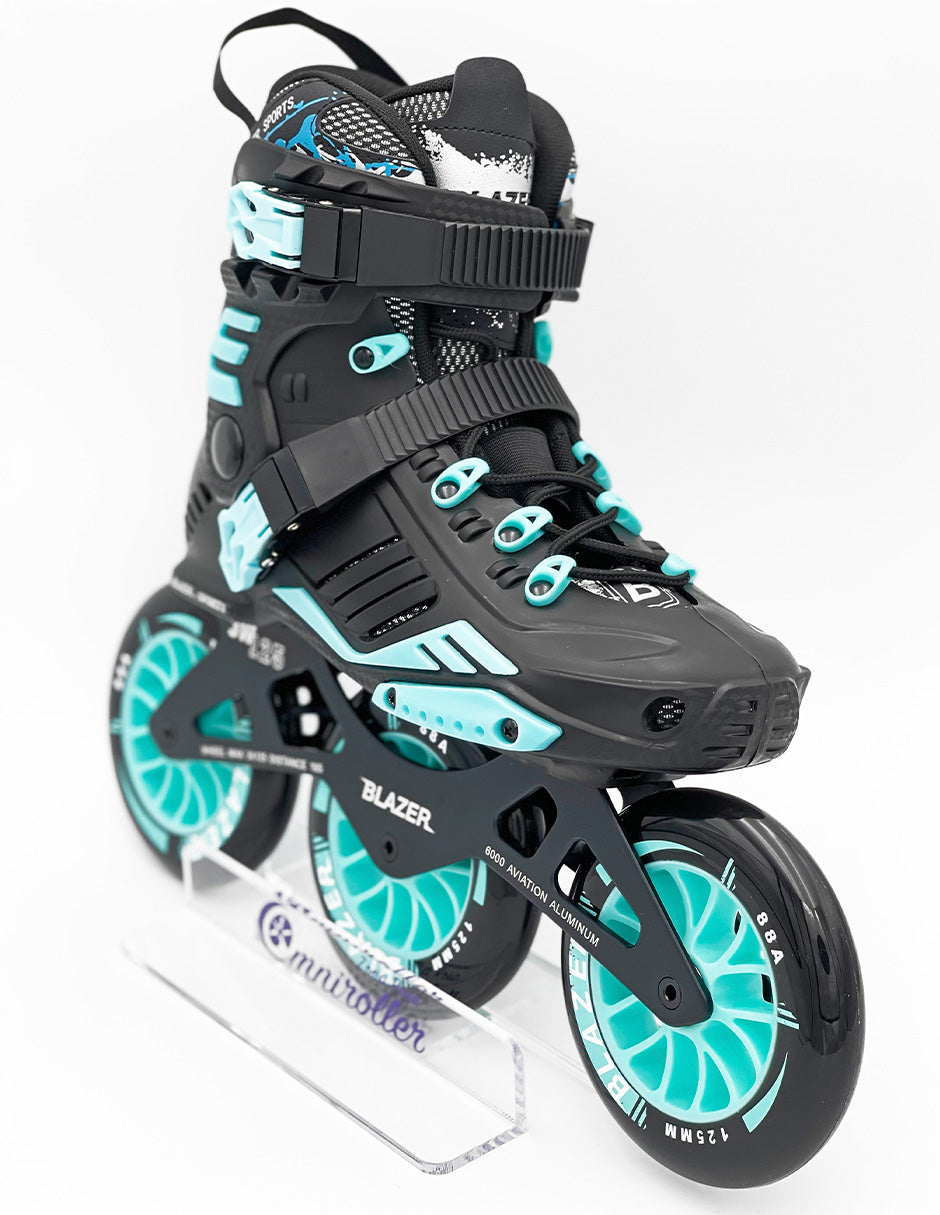 Patin Fitness Pro Blazer Sp 125 Negro Turquesa – OmniRoller
